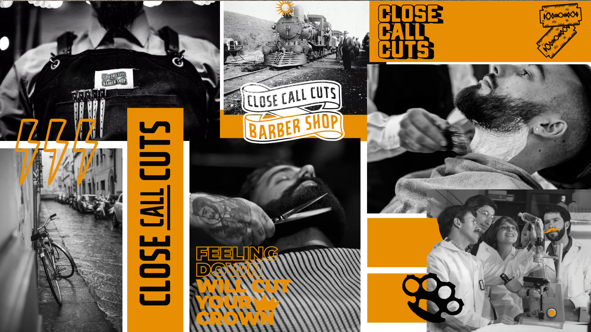 CLOSE CALL CUTS - Crispy Design Studio BRANDING DESIGN